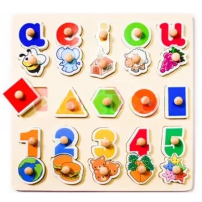 Rompecabezas de Vocales & Números GENERICO | falabella.com