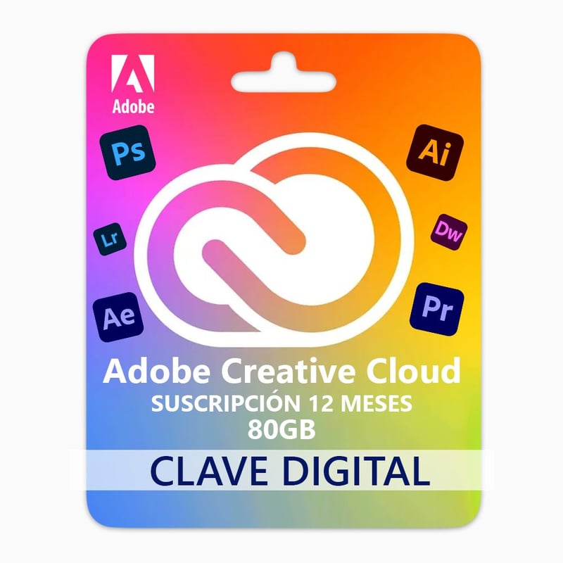 Licencia de Adobe Creative Cloud 1 Año ADOBE | falabella.com