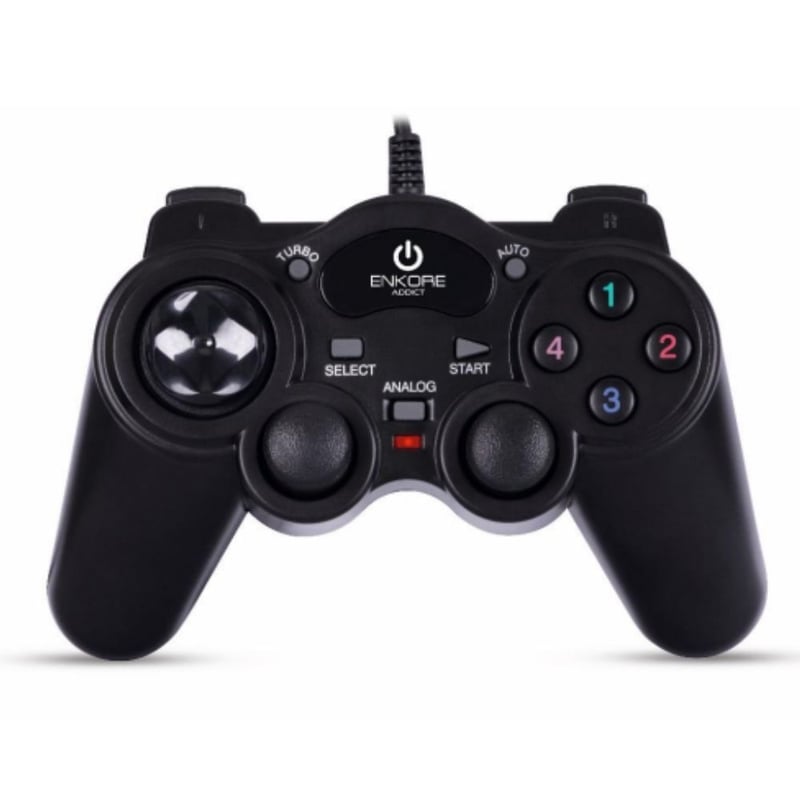 MANDO GAMER ADDICT ENK G300 GAMEPAD USB ENKORE ENKORE | falabella.com