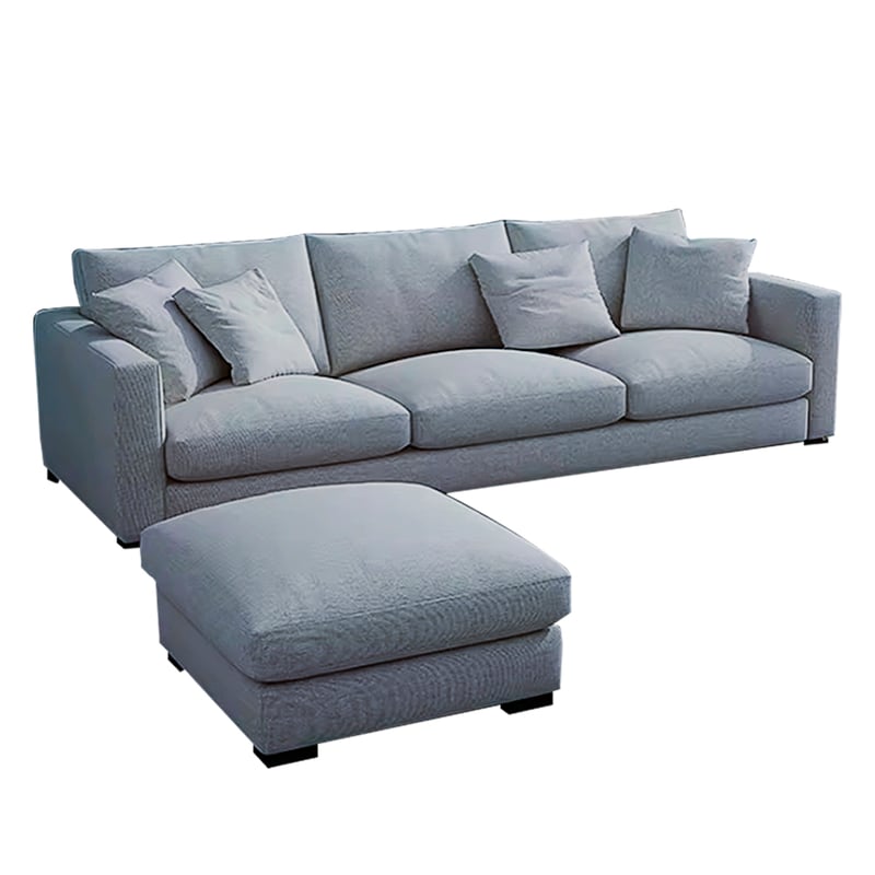 Sofa Mery Mas Banqueta Plata GENERICO | falabella.com
