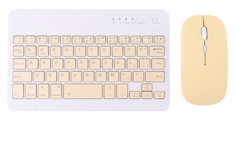 Kit Teclado con Mouse Amarillo OEM | falabella.com