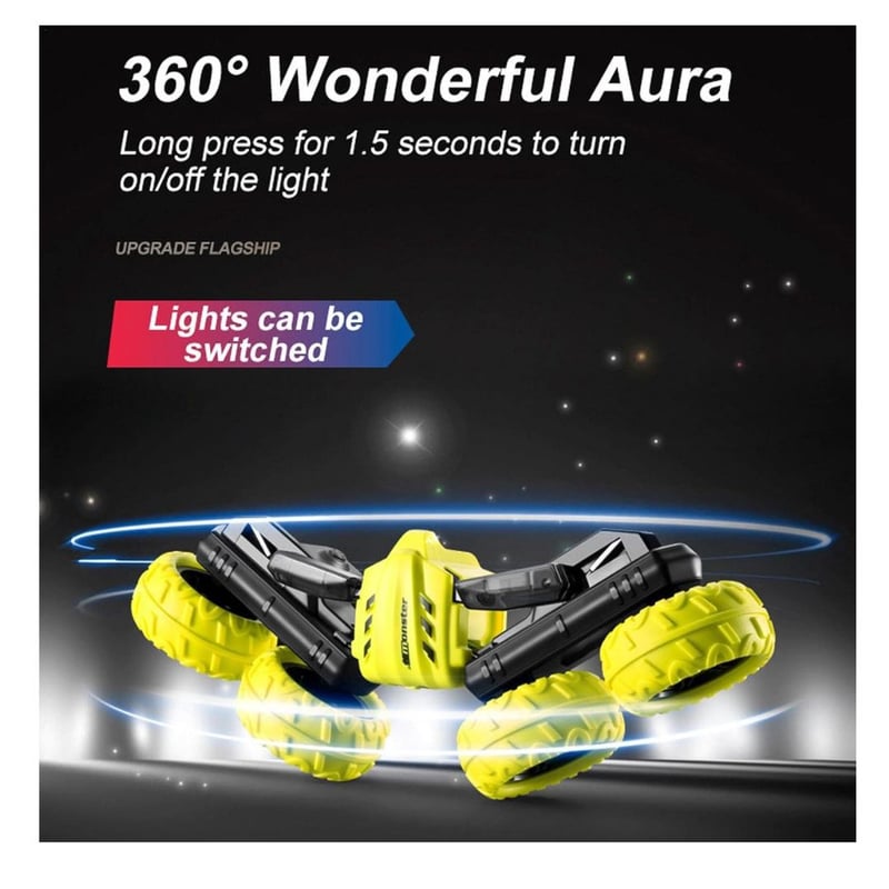 Carro Loco 360 Musical A Control Remoto Amarillo GENERICO | falabella.com