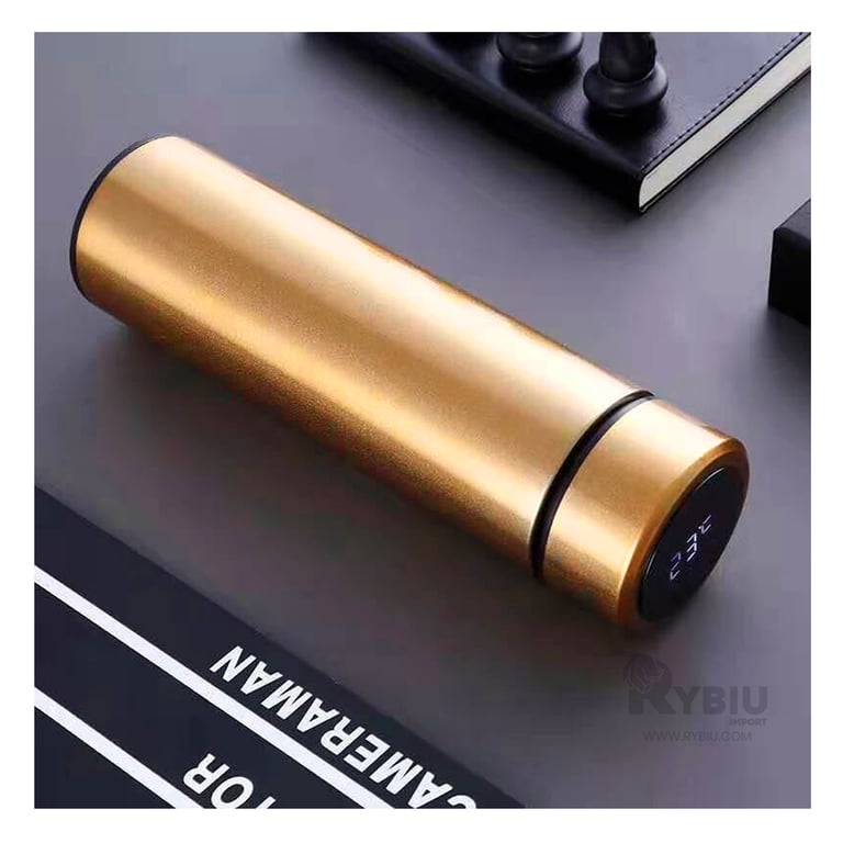 Termo Inteligente Digital 500 ml de color Dorado GENERICO | falabella.com