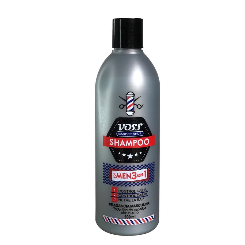 Shampoo 3 En 1 For Men Voss 500ml VOSS | falabella.com