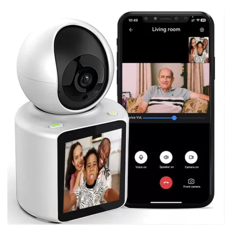 Cámara para Videollamada con Pantalla y Visión Nocturna Full HD SEISA ...