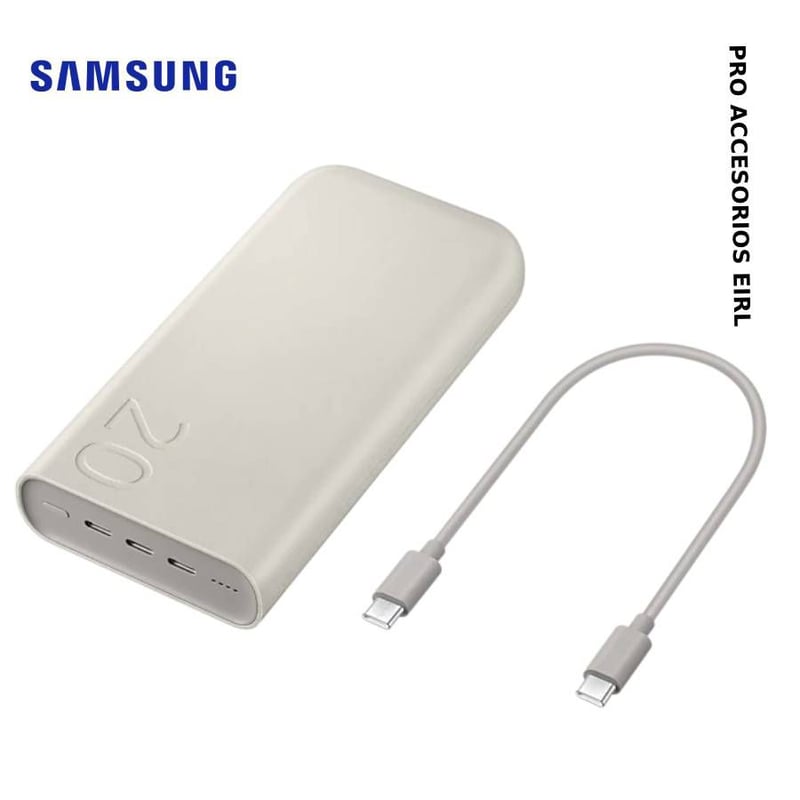 Pwer Bank Samsung Carga Rápida de 20,000 mAh con Power Delivery 3.0 ...