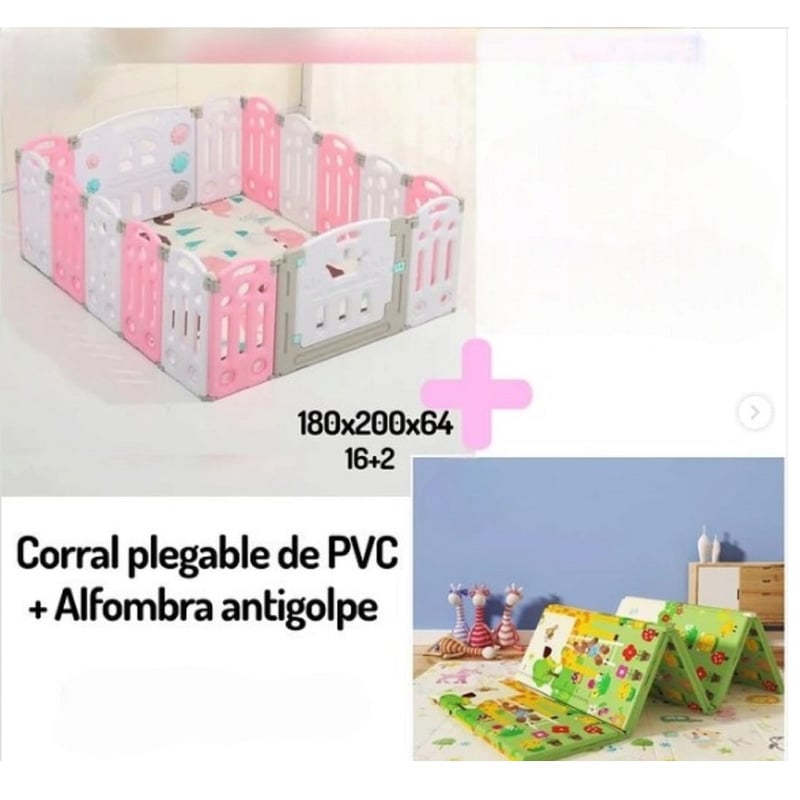 Corral de Juegos Plegable para Niña Corralito Rectagular OEM ...