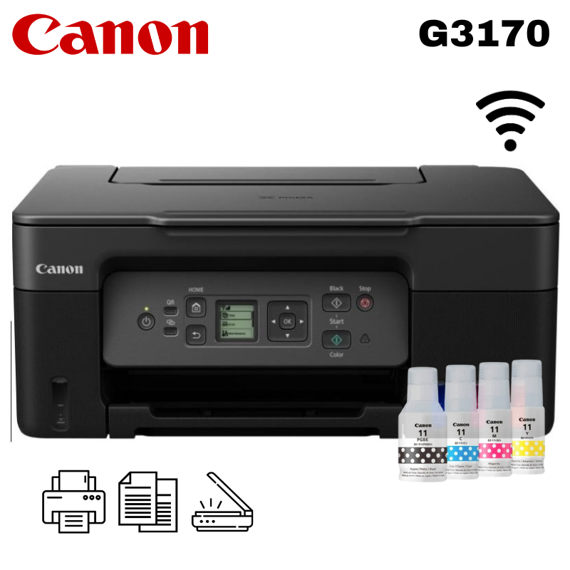 IMPRESORA MULTIFUNCIONAL CANON PIXMA G3170 WIFI CANON | falabella.com