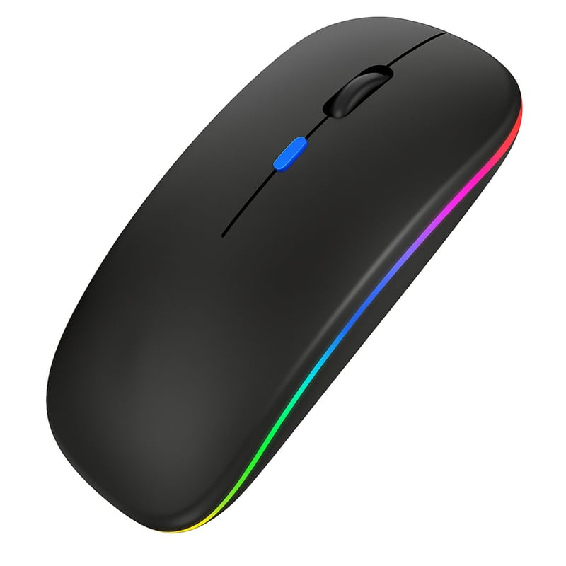 Mouse Inalámbrico Recargable Luces RGB USB GENERICO | falabella.com