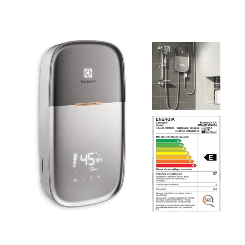 Rapiducha de Agua Eléctrico Digital Electrolux ELECTROLUX | falabella.com