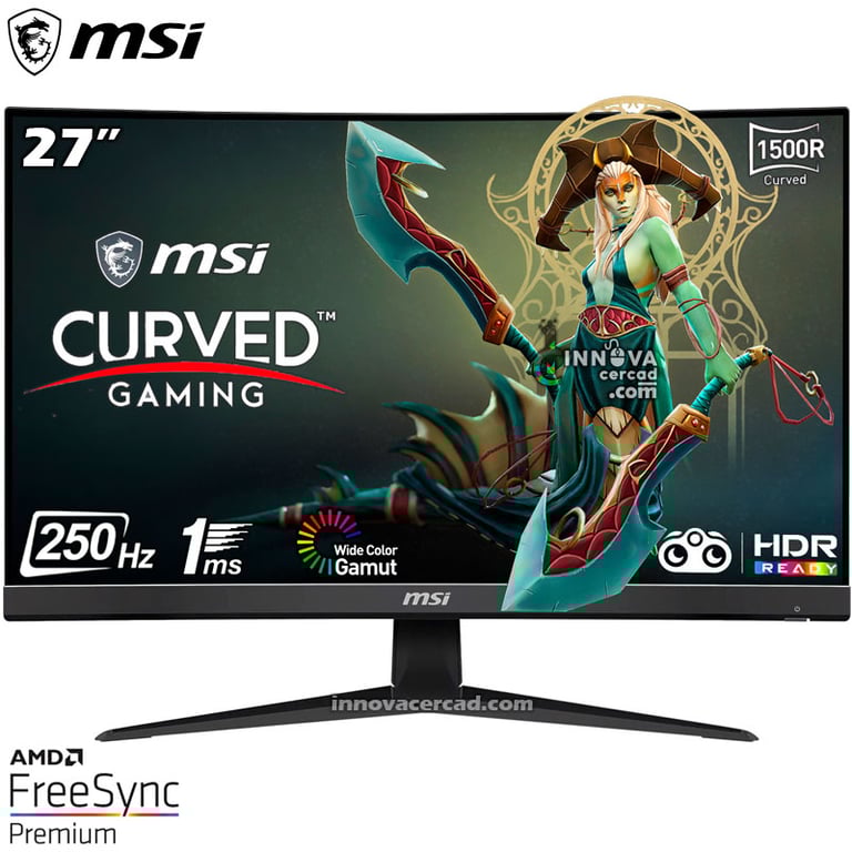 Monitor Gaming MSI G27C4X 27 FHD Curvo 1500R 250HZ 1MS HDR MSI ...
