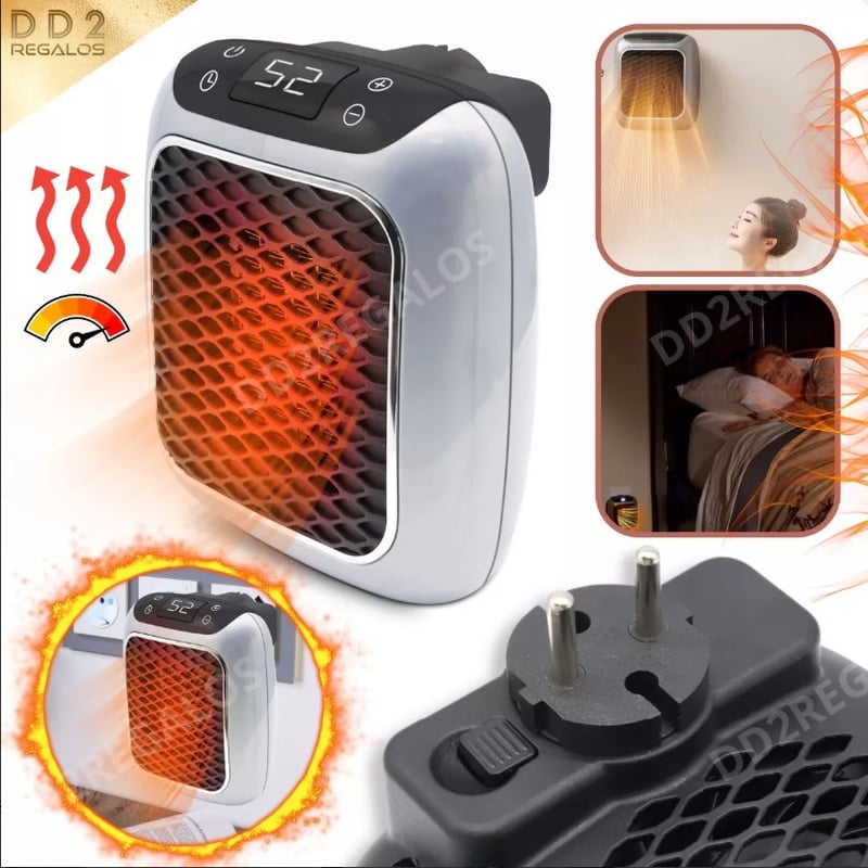 Mini Calefactor 800W Con Control Regula Hasta 32ºC OEM | falabella.com