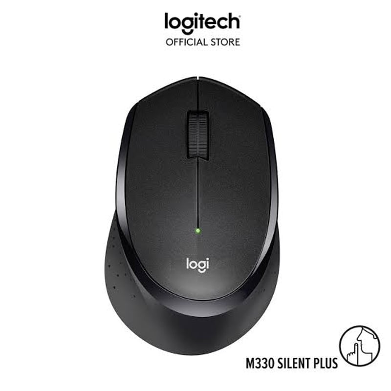 Mouse Logitech Silent Plus M330 Inalámbrico Ghz 2.4 - Negro. LOGITECH ...