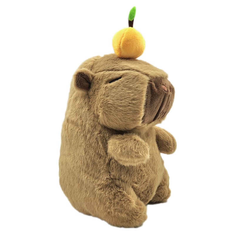 CAPIBARA CAPYBARA CON NARANJITA KAWAII SUAVE 20CM IMPORTADO XCLUSIVE ...