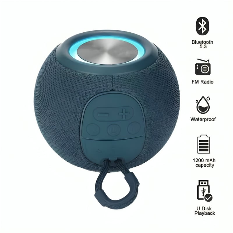 Parlante con Bluetooth Tipo Amazon Alexa Altavoz Inalámbrico Portátil ...