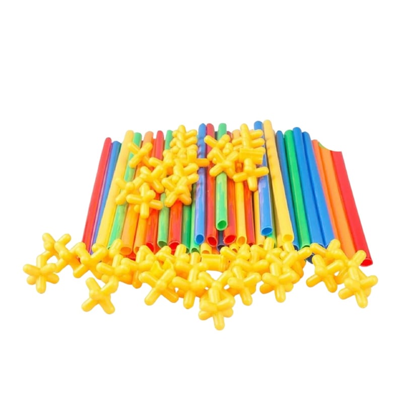 Palos Conectores Palitos para Construir Juego Didáctico GENERICO ...