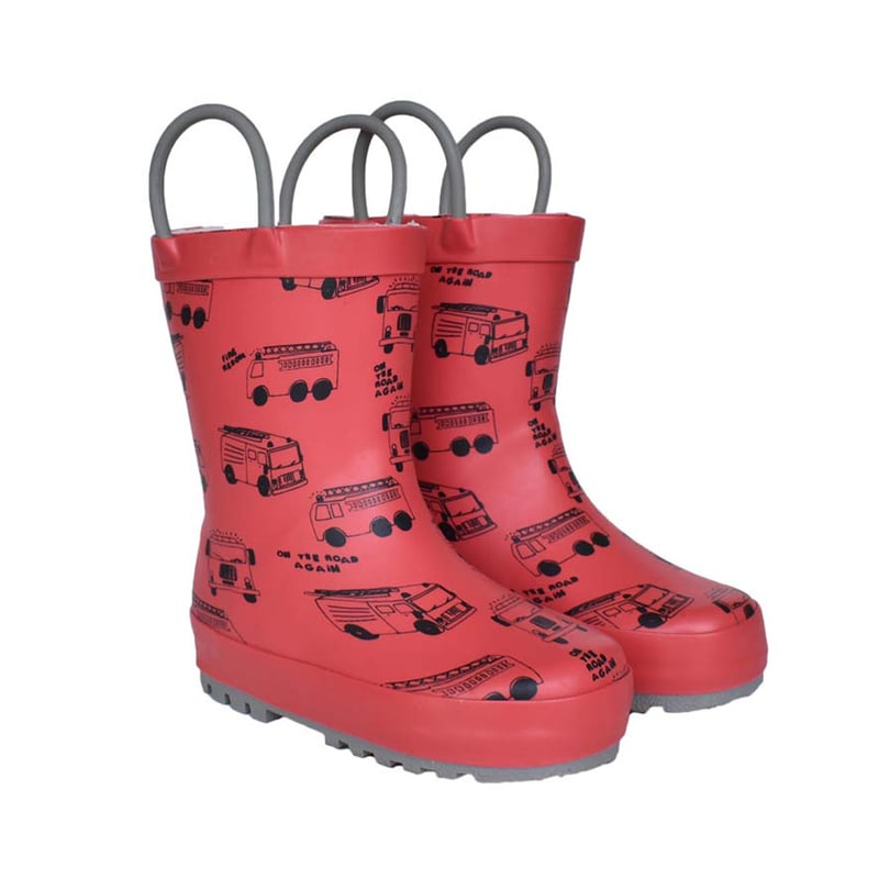 BOTAS DE LLUVIA CARROS ROJO GENERICO | falabella.com