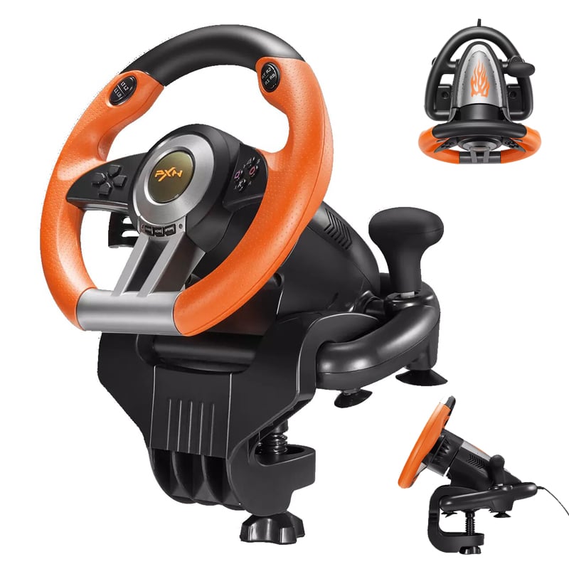 VOLANTE TIMON PEDALES PXN V3II PC PS3 PS4 PS5 XBOX ONE Consola PXN ...