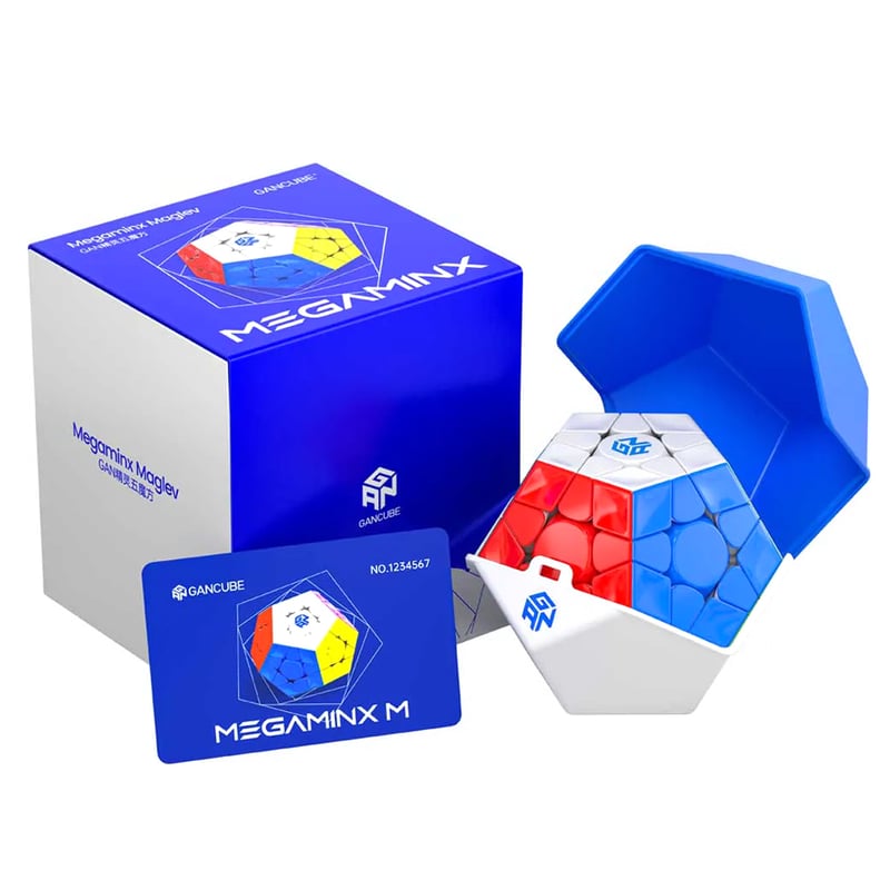 Geekcuber Cubo GAN Megaminx V2 Maglev UV Coated Black GANCUBE ...