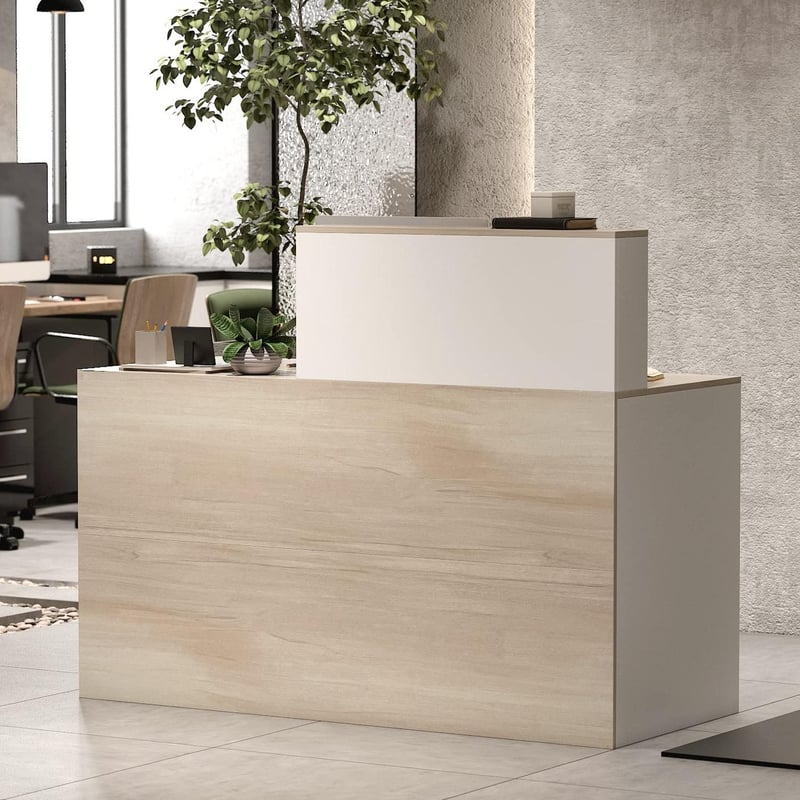 Counter de Recepción Moderno Malva 140cm MUEBLES CRISOSTOMO | falabella.com