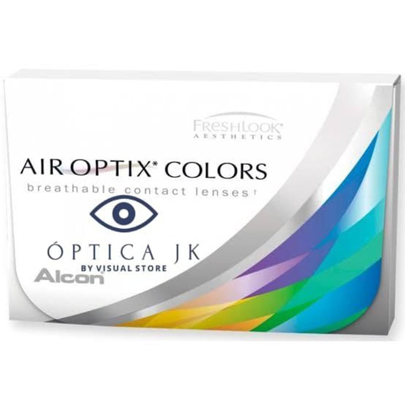 Lentes de Contacto Air Optix Colors Hidrogel de Silicona - GRAY-GRIS JK ...