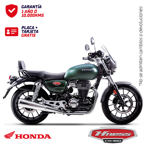MOTOCICLETA CB350 HNESS NUEVO MODELO VERDE HONDA | falabella.com