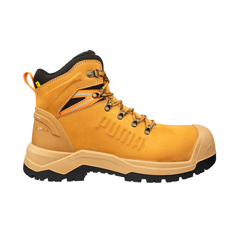 BOTA DE SEGURIDAD IRON HD WHEAT MID MOSTAZA PUMA PUMA SAFETY ...