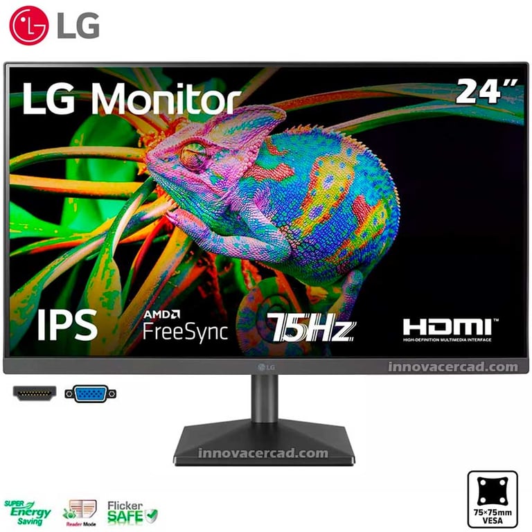 Monitor LG 24MQ400-B 24 1920x1080 IPS 75HZ 5MS Freesync LG | falabella.com