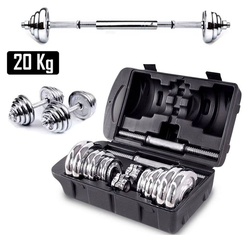 Set De Pesas York 20kg Mancuernas Adaptador GENERICO | falabella.com