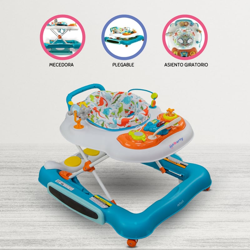 Andador para Bebé «5 EN 1» Blue INFANTI | falabella.com
