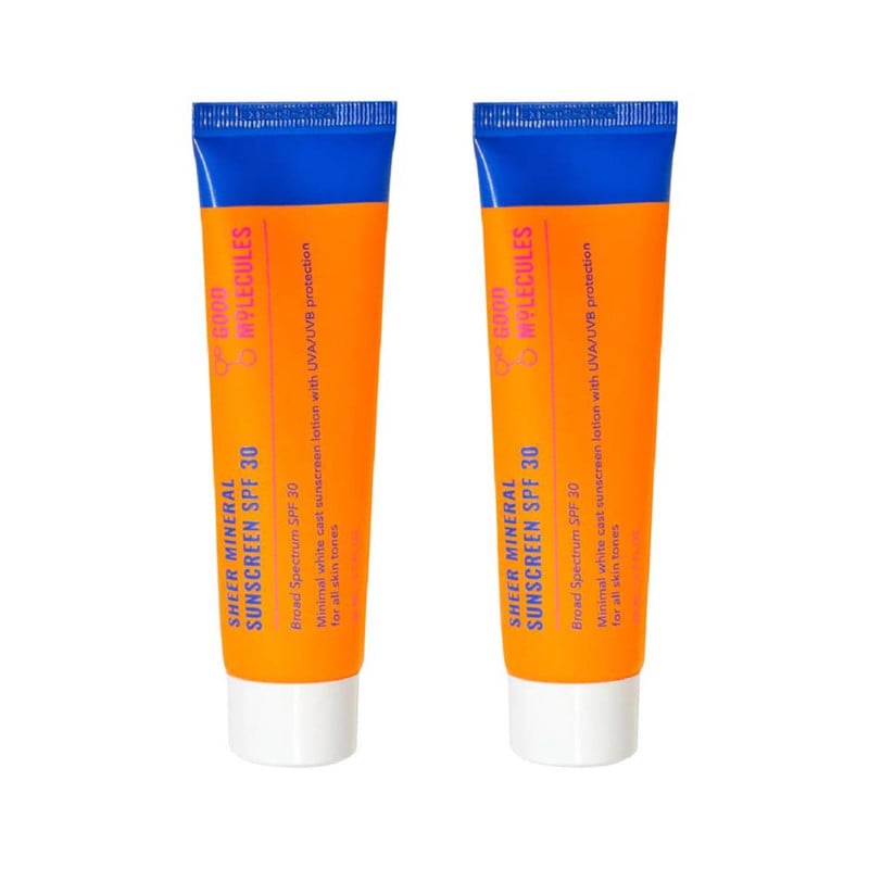 Sheer Mineral Sunscreen SPF 30 Good Molecules 50ml 2 Unidades_. GOOD ...