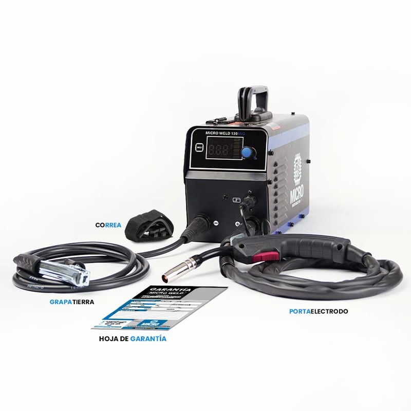 Micro weld 130 MIG - Máquina MULTIPROCESO de arco eléctrico portátil ...