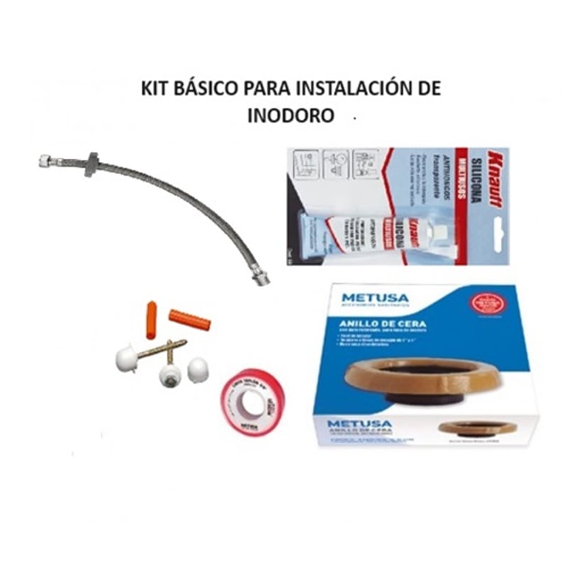 KIT BÁSICO PARA INSTALACIÓN DE INODORO 1/2" METUSA | falabella.com