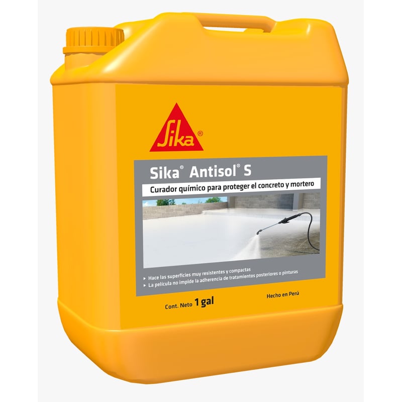 Curador liquido para concreto fresco Sika antisol S 4L SIKA | falabella.com