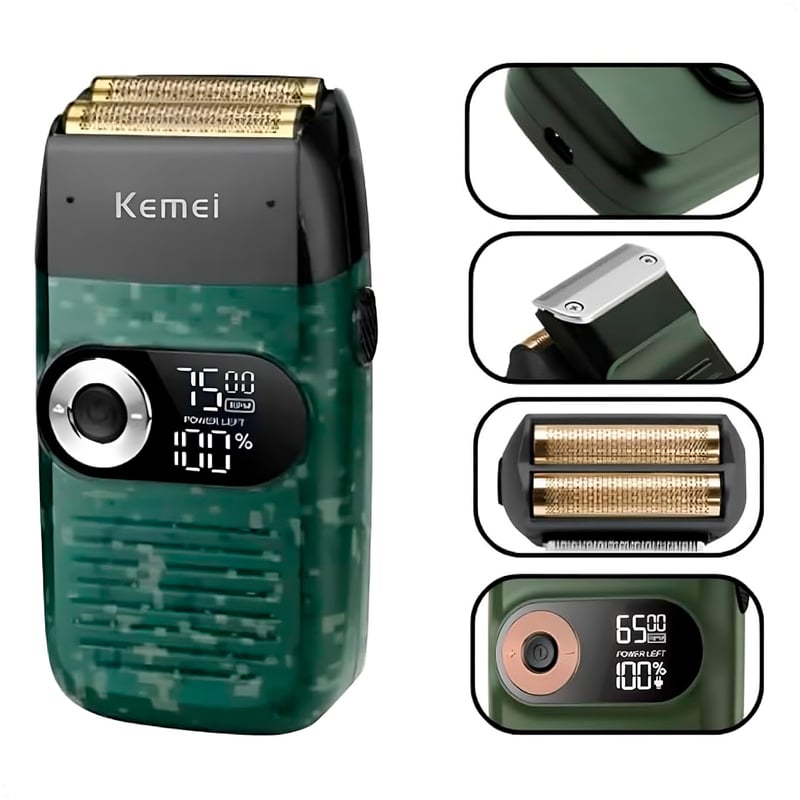 Afeitadora Shaver Kemei Cordless Digital KM 2027 KEMEI | falabella.com