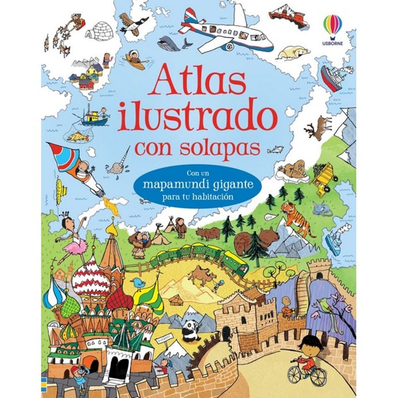 ATLAS ILUSTRADO CON SOLAPAS GENERICO | falabella.com