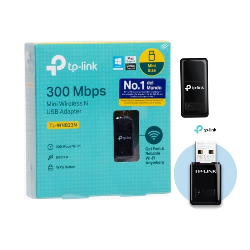 Mini Adaptador USB Wifi TP-LINK TL-WN823N - 300MBPS TP LINK | falabella.com