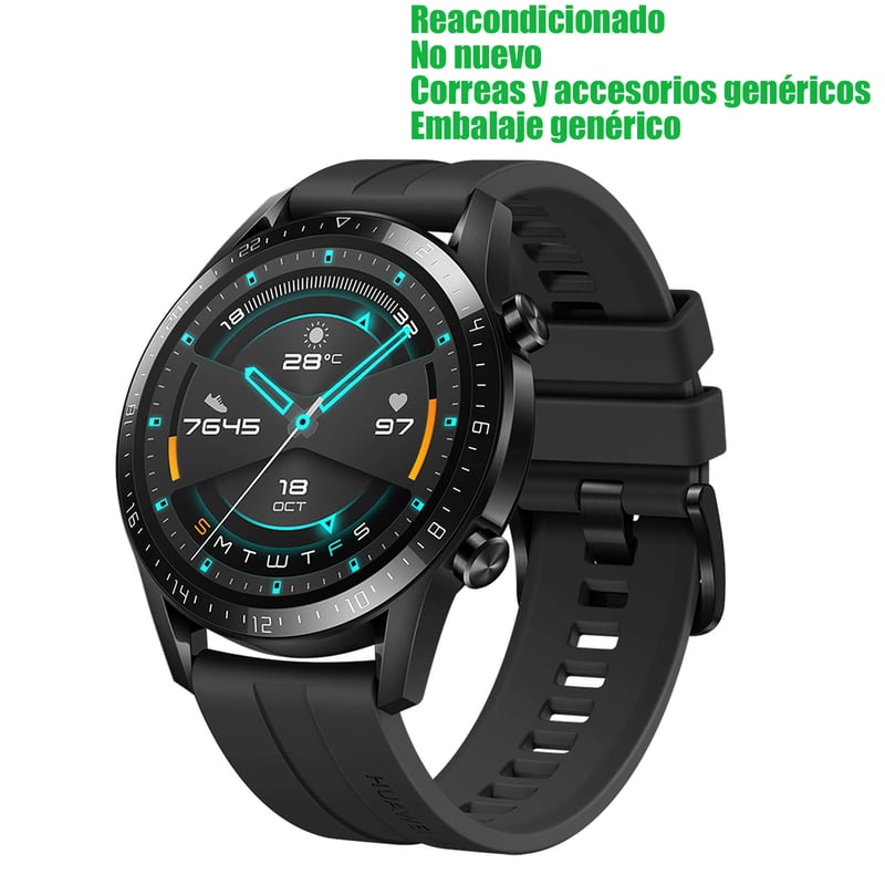 Huawei GT 2 46mm Bluetooth Negro Reacondicionado NO NUEVO HUAWEI ... Huawei GT 2 46mm Bluetooth Negro Reacondicionado NO NUEVO HUAWEI ...
