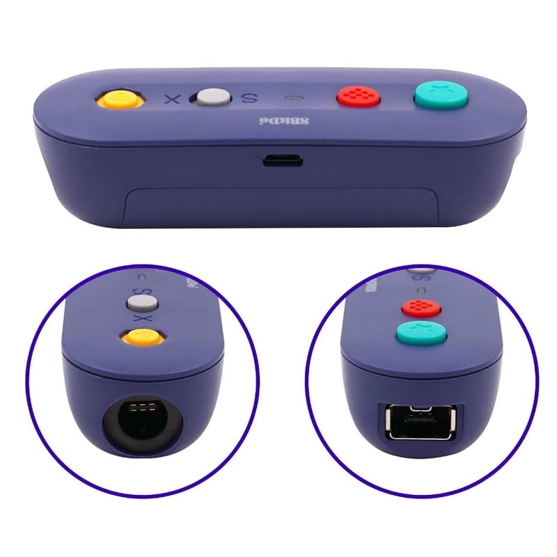 8BitDo GBROS Adaptador Inalambrico para Controles de GAMECUBE. 8BITDO ...