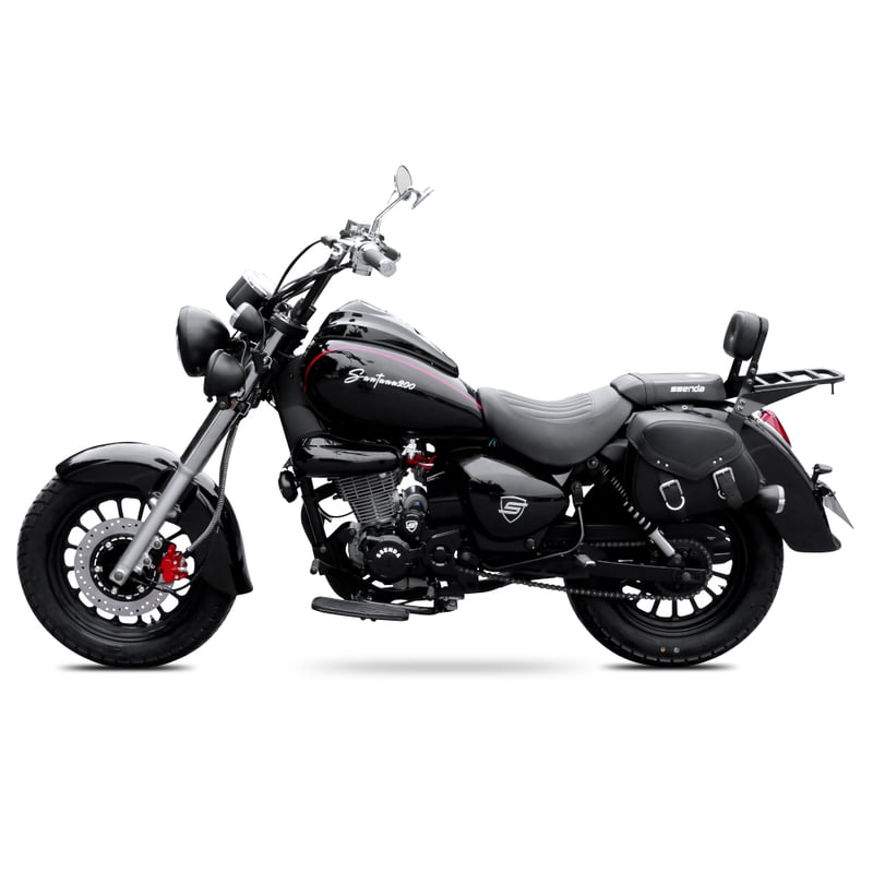 Moto Chopper Santana 200 Negro/Brillante SSENDA | falabella.com