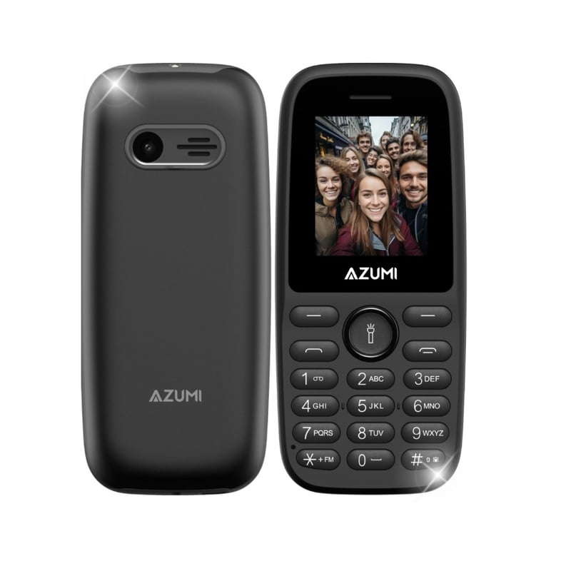 Celular AZUMI L6Z 2G Dual Sim Camara Negro UNONU | falabella.com