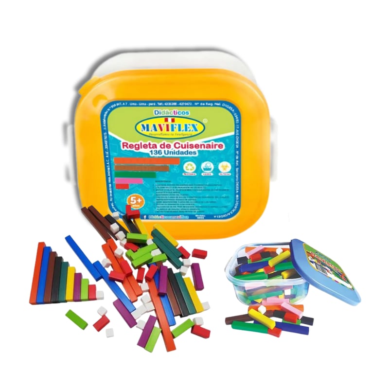 Juego Didáctico Regletas De Colores 136Pzs GENERICO | falabella.com