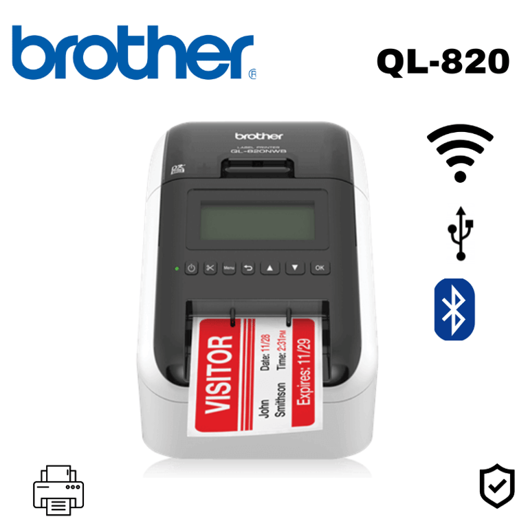 Impresora De Etiqueta QL-820 Brother Wifi Bluetooth Termico BROTHER ...