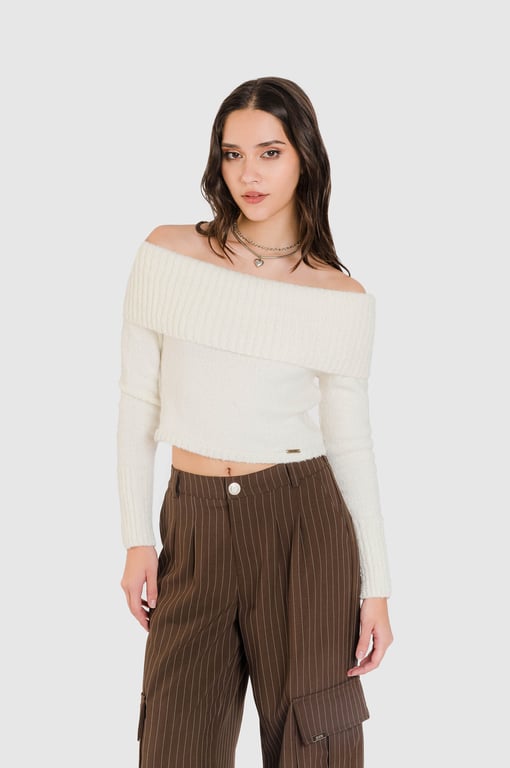 Chompa Off Shoulder Bristol - Perla NOW | falabella.com