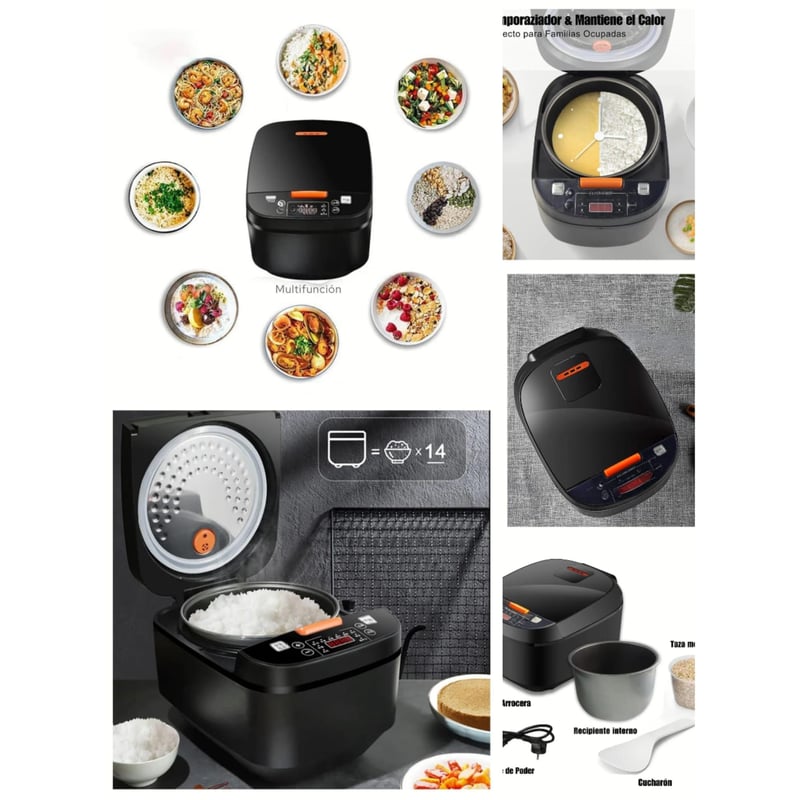 OLLA ARROCERA ELECTRICA INTRLIGENTE MULTIFUNCIONAL ANTIADHERENTE 5LT IMPORTADO | falabella.com
