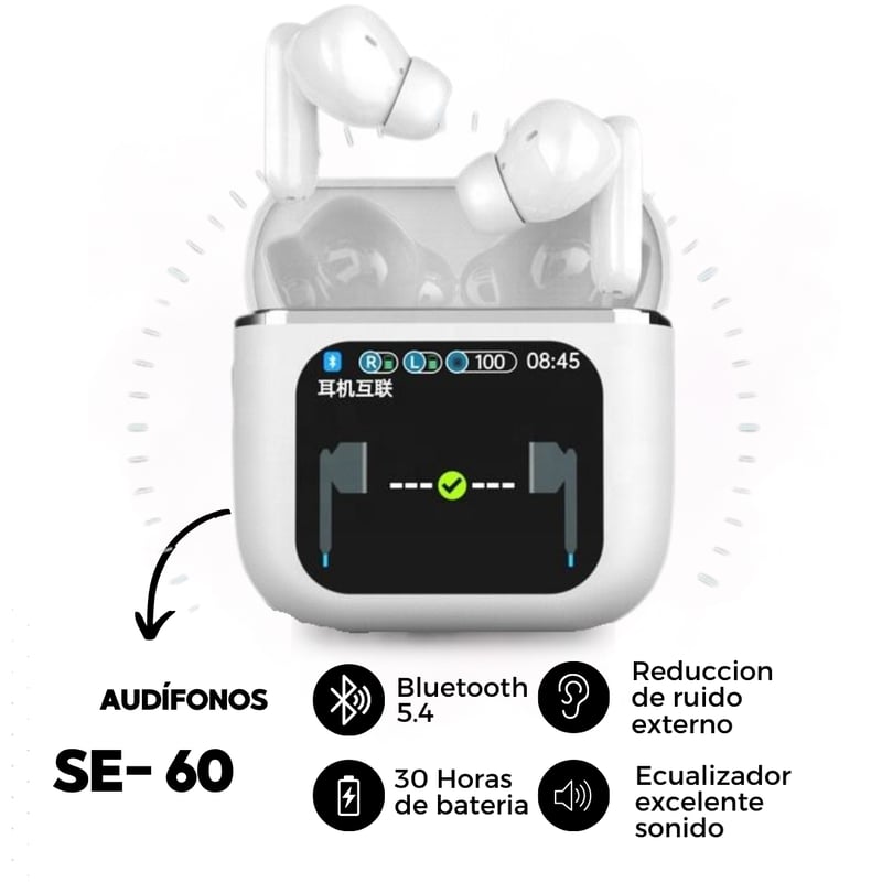 AUDIFONOS CON PANTALLA TOUCH SE - 60 GENERICO | falabella.com