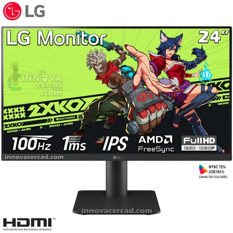 MONITOR LG 24MS500-B 24″ IPS FHD 1920 x 1080 100Hz 1ms AMD FreeSync LG ...