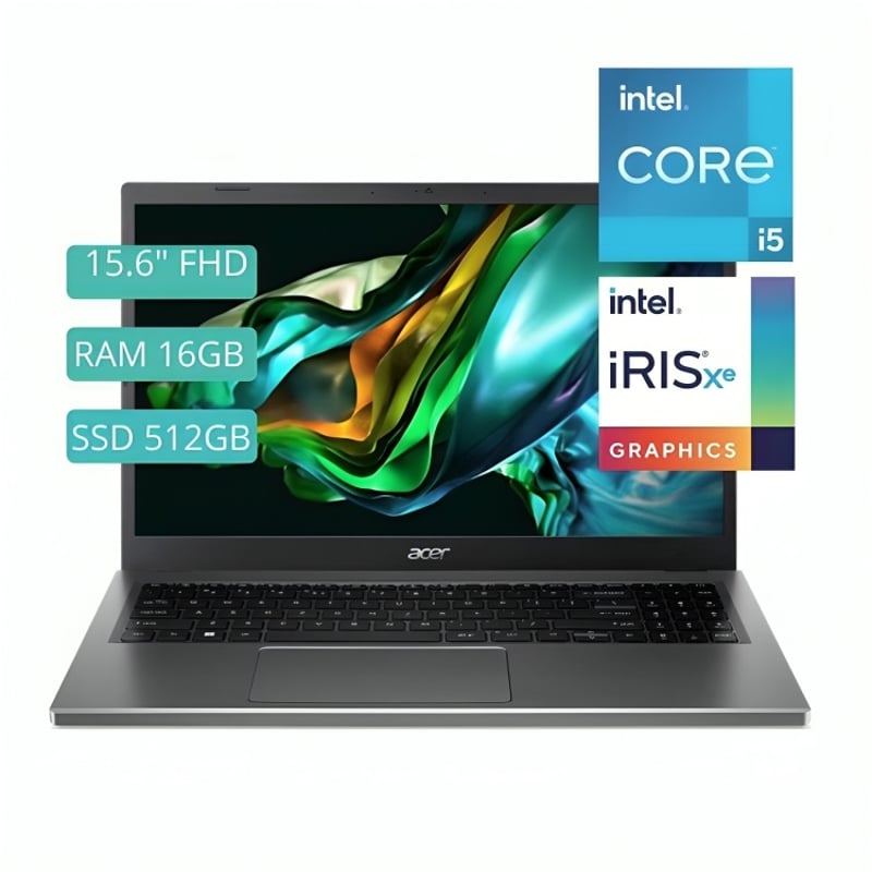 Laptop Acer Aspire 5 A515-58P-55SN 15.6" Intel Core i5 512GB SSD 16GB ...