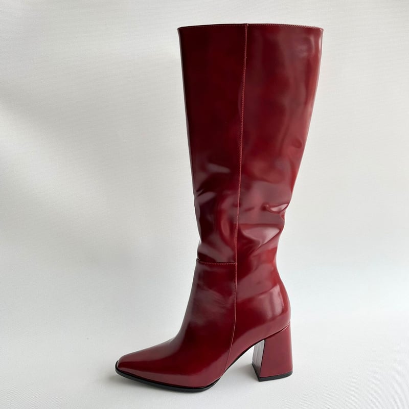 BOTAS ALTAS DE VESTIR MUJER ABIGAIL VINO SAPATU | falabella.com