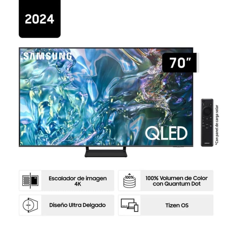 Televisor 70 Qled 4k Q65d Tizen Os Smart Tv (2024) SAMSUNG | falabella.com